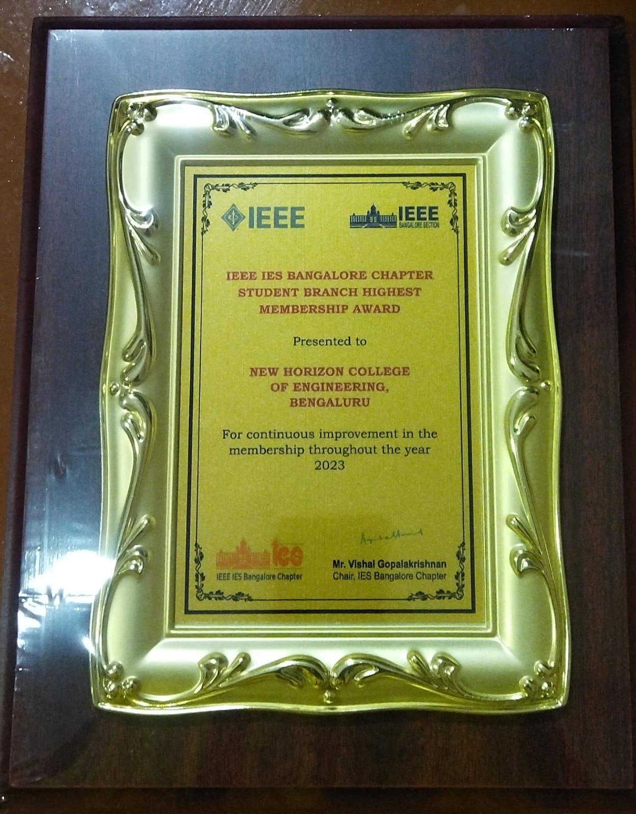 IEEE Industrial Electronics Society NHCE Student Branch Chapter ...