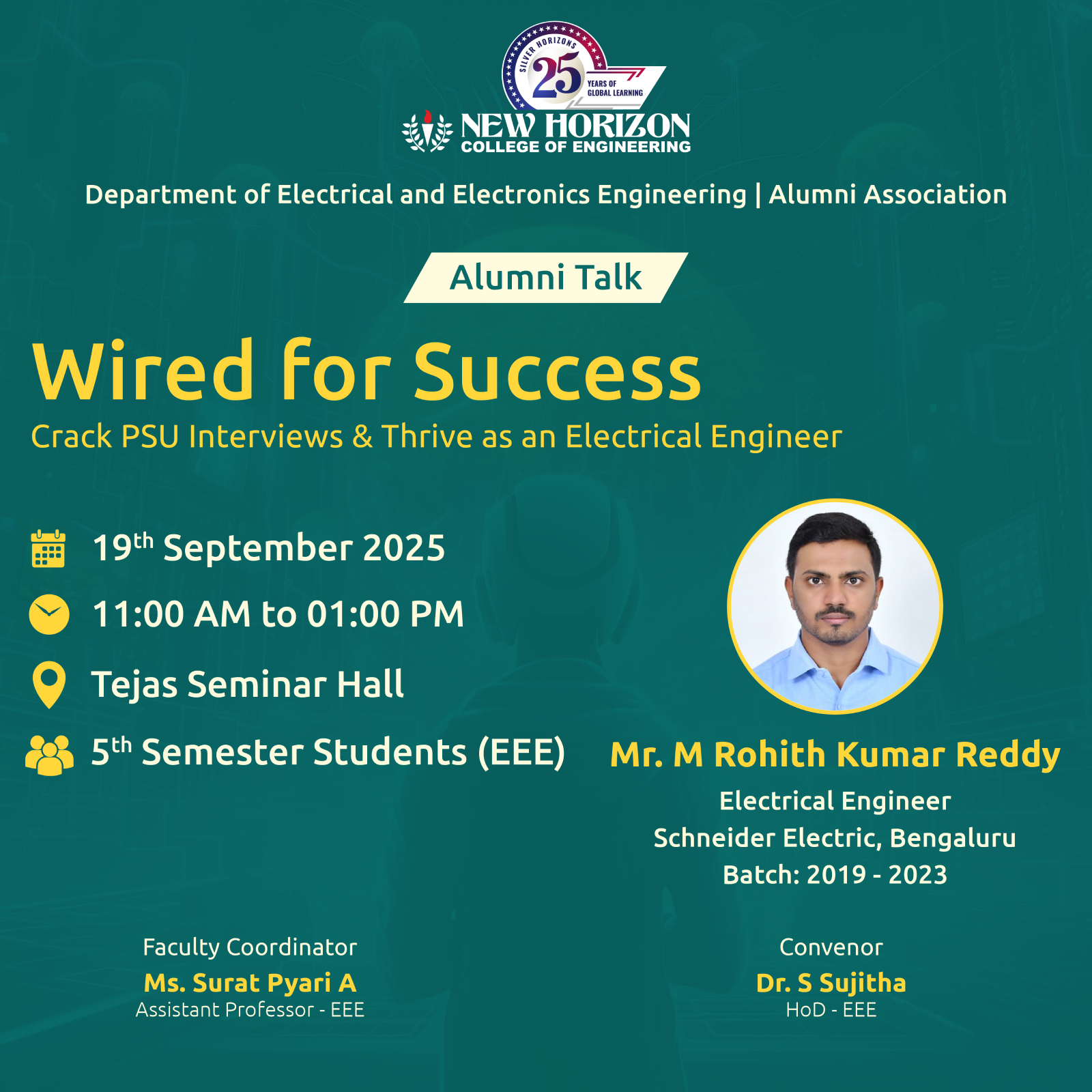 ALUMNI TALK -Wired for Success: Crack PSU Interviews & Thrive as an Electrical Engineer